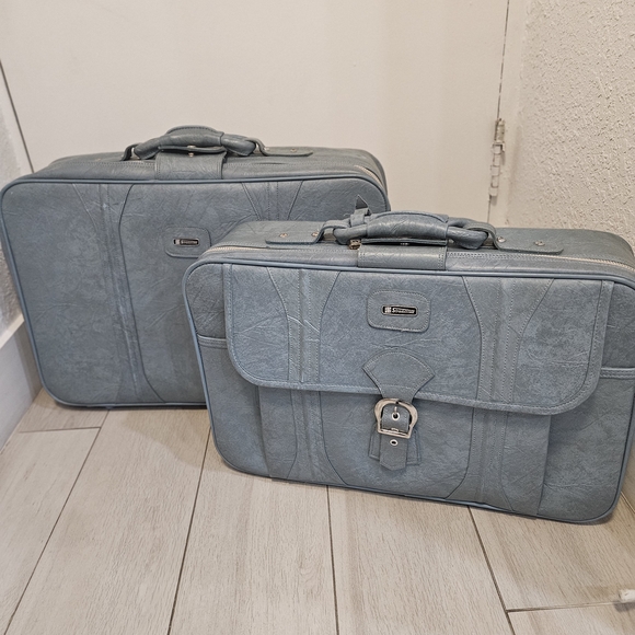 Stradellina | Bags | Elegant Gray Mens Travel Luggage Set | Poshmark